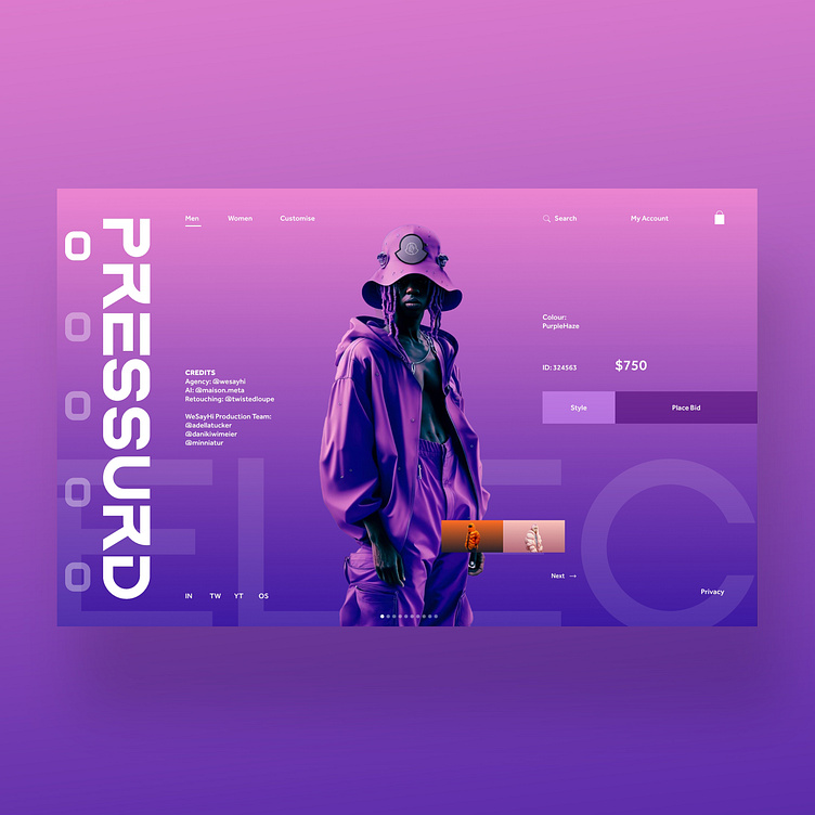 Ai Jackets Fashion Web Ui Design Concept by Duane Levi Smith on Dribbble