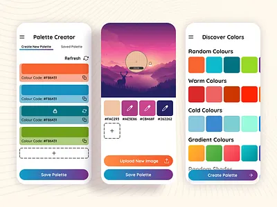 Color Picker App Design designs, themes, templates and downloadable ...
