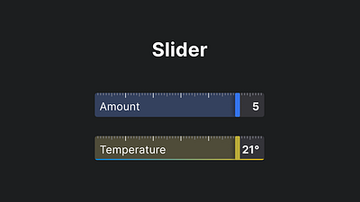 Touch Slider Component by Fin R. on Dribbble