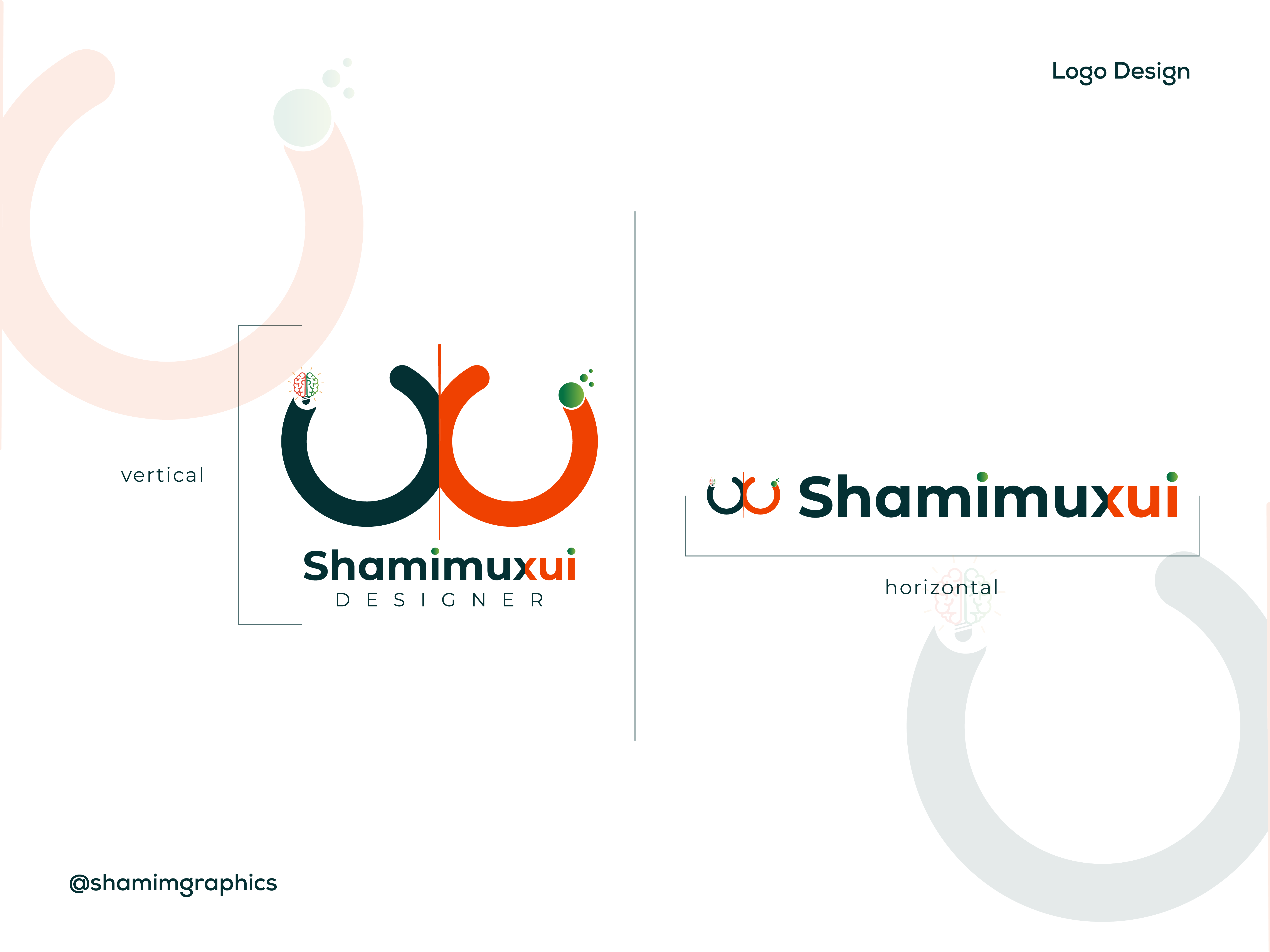 Shamimuxui Logo Design by Shamim Graphics on Dribbble