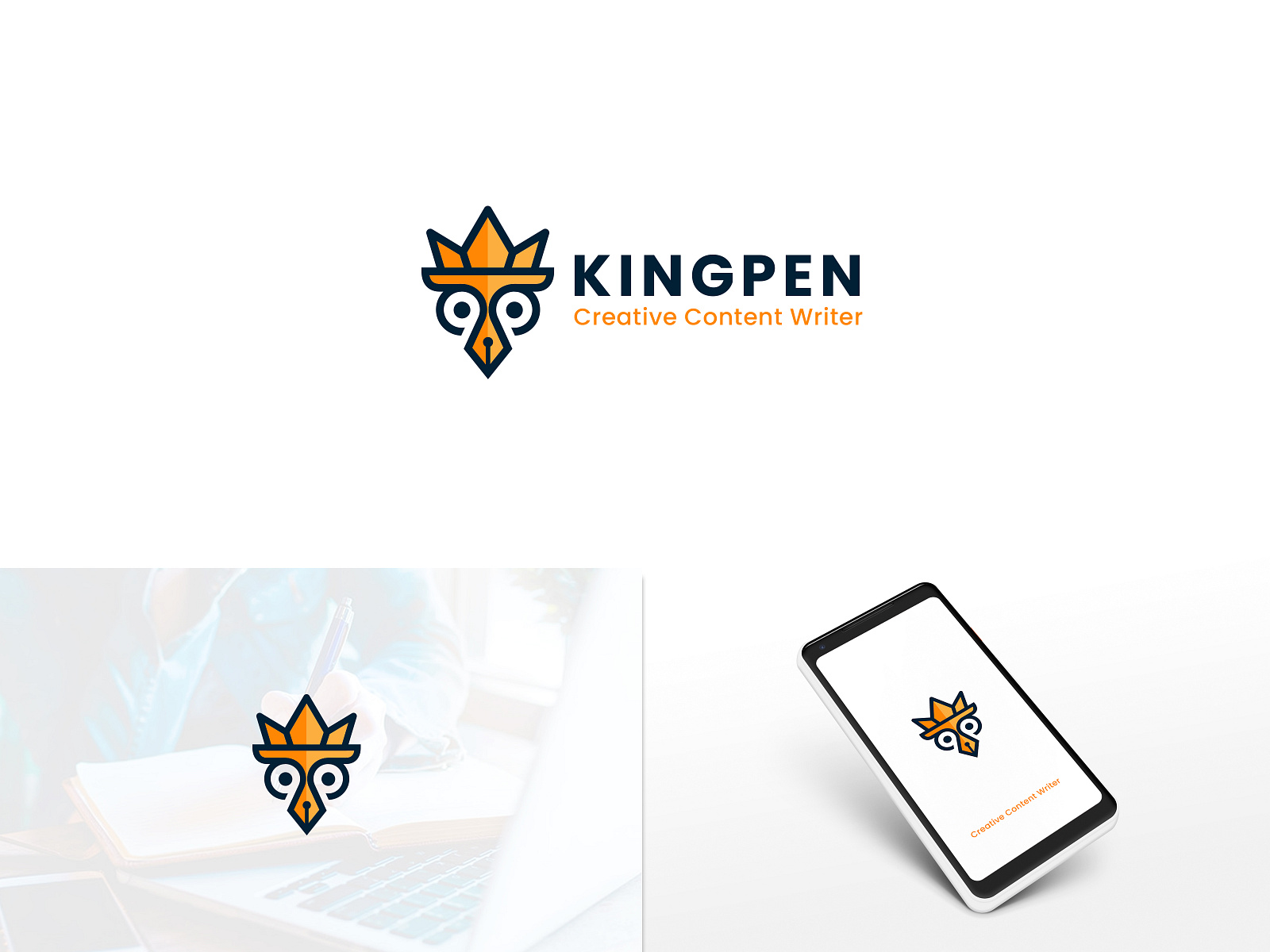 KingPen - Creative Content Writer Logo by Sujay Gain on Dribbble