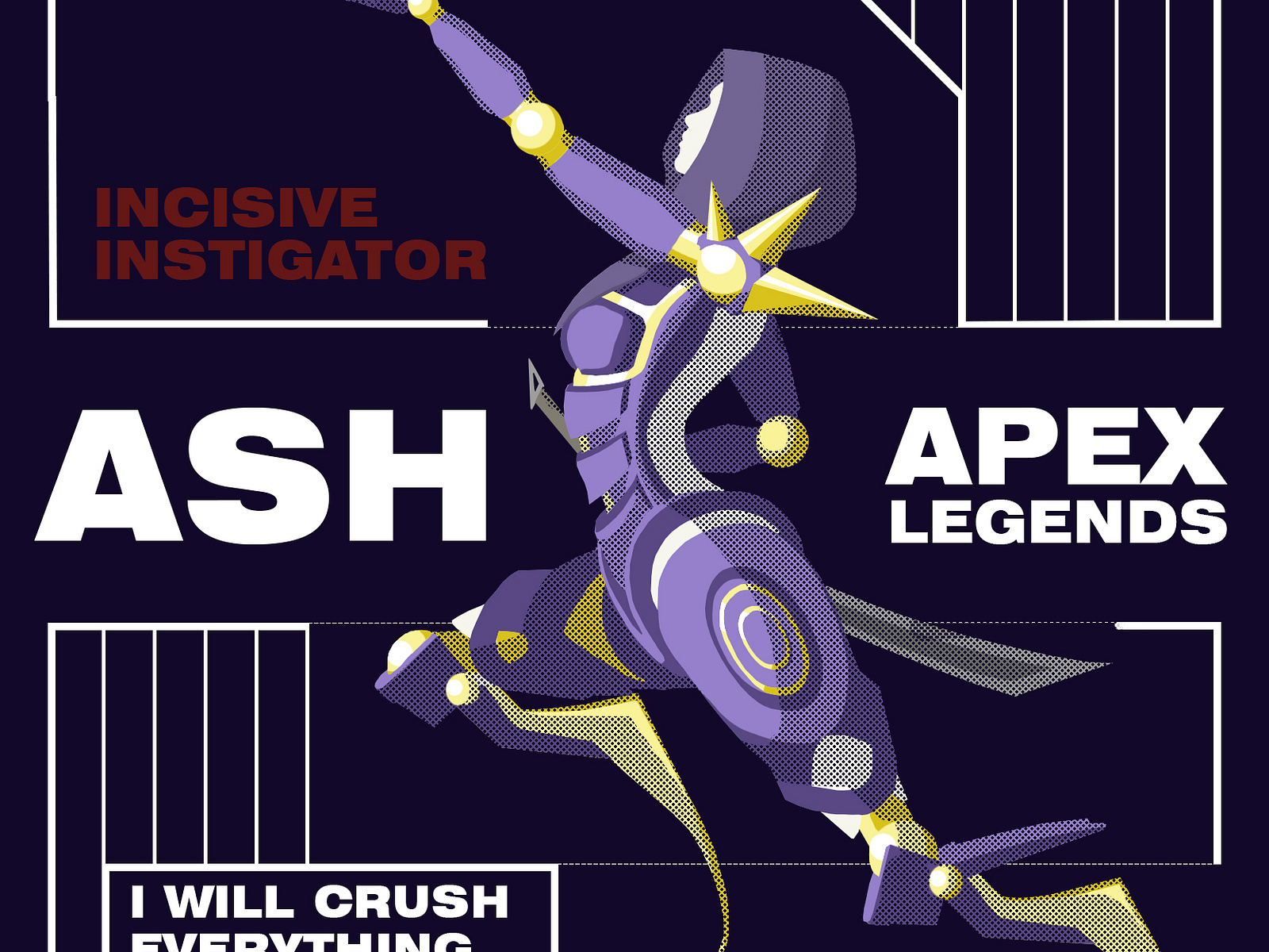 Apex Legends: ASH by Helena on Dribbble