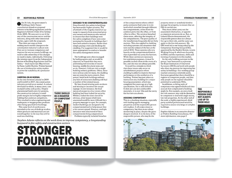 Fire & Risk Management magazine by Colin the graphic designer on Dribbble