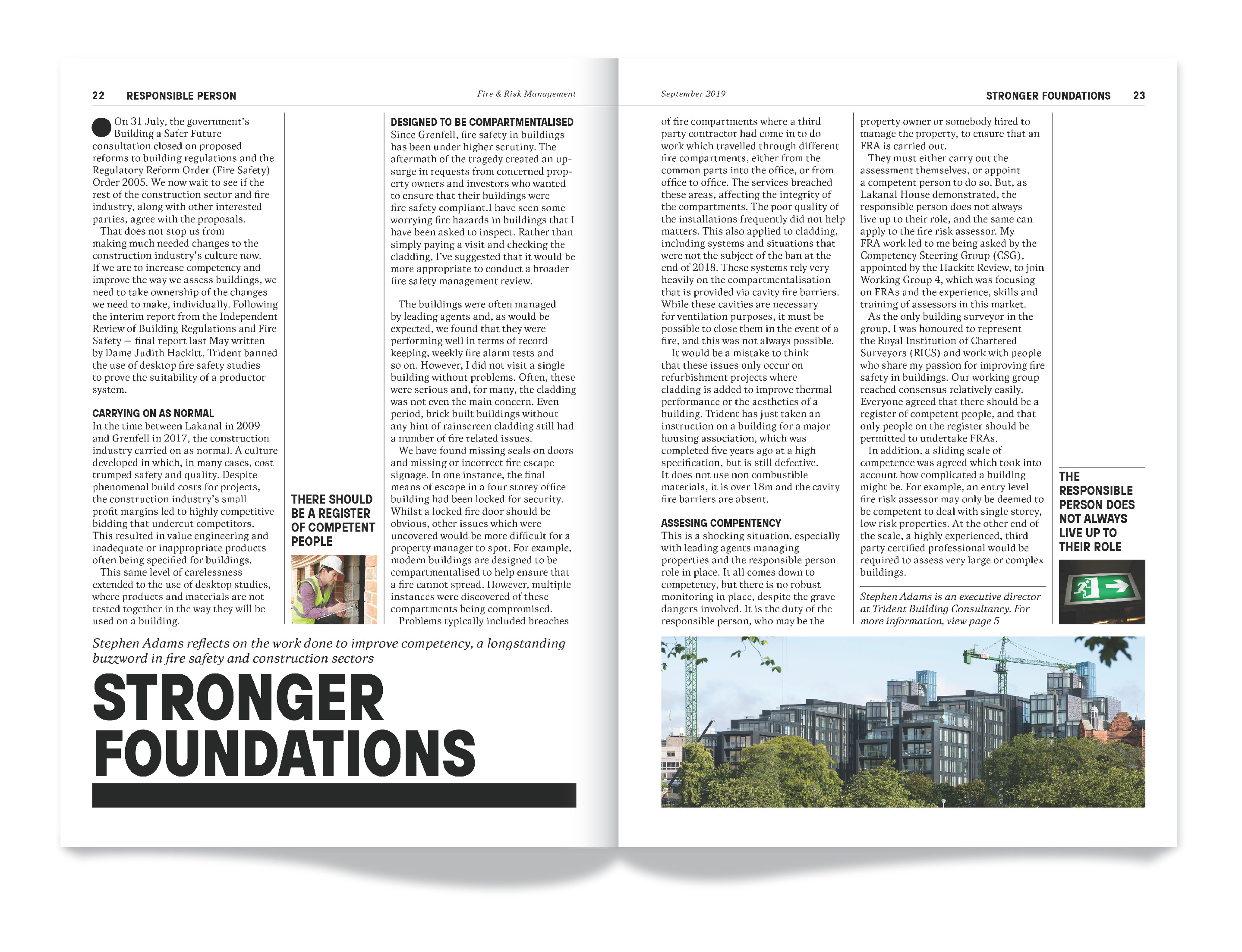 Fire & Risk Management magazine by Colin the graphic designer on Dribbble