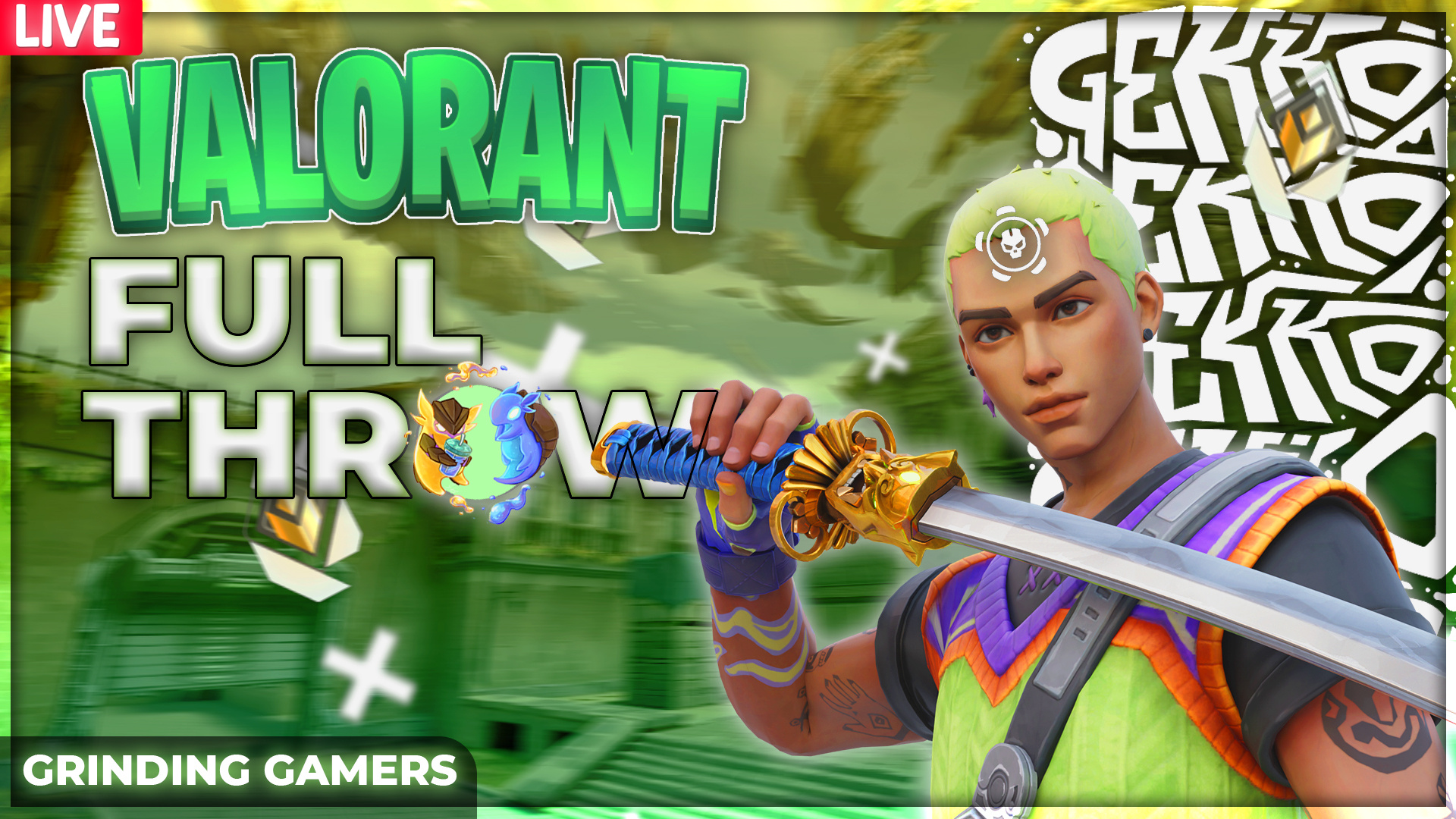 Valorant Livestream Thumbnails For GRINDING GAMERS by Divkaran Singh on Dribbble
