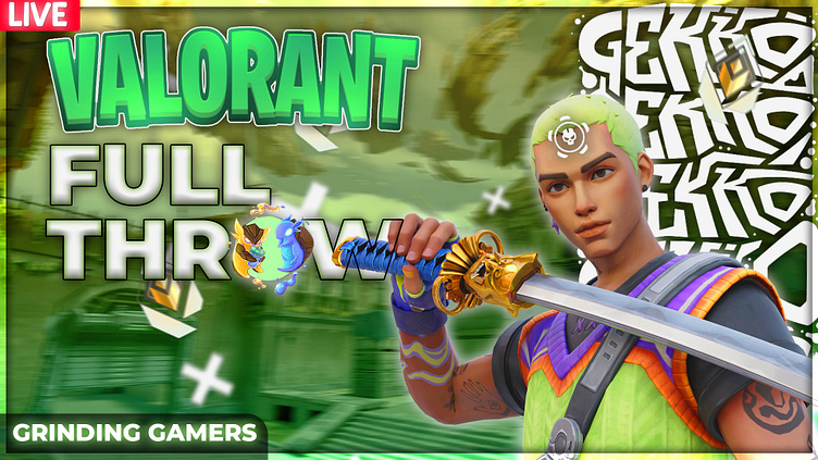 Valorant Livestream Thumbnails For GRINDING GAMERS by Divkaran Singh on ...