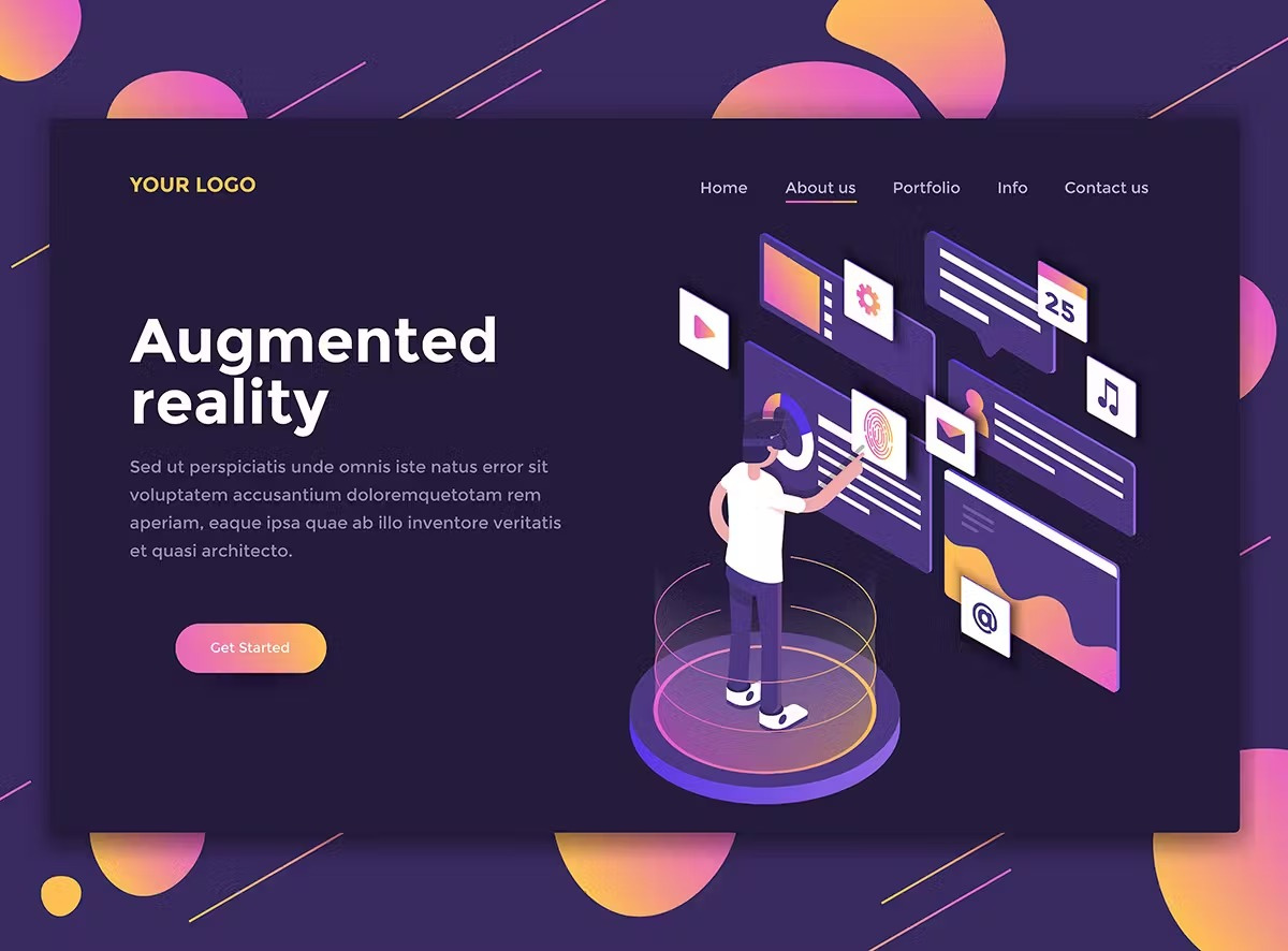 Landing Page Templates - Dark Theme by UI Foundry on Dribbble