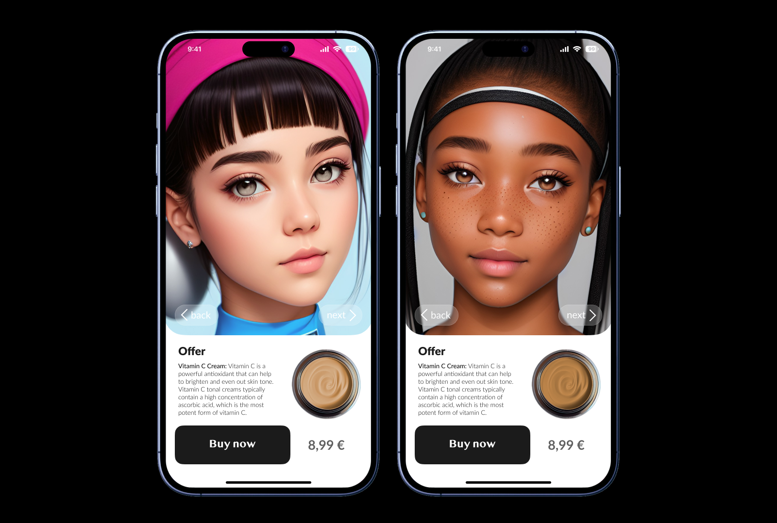 App for the beauty sphere and the sale of cosmetics by Iryna Lohush on ...