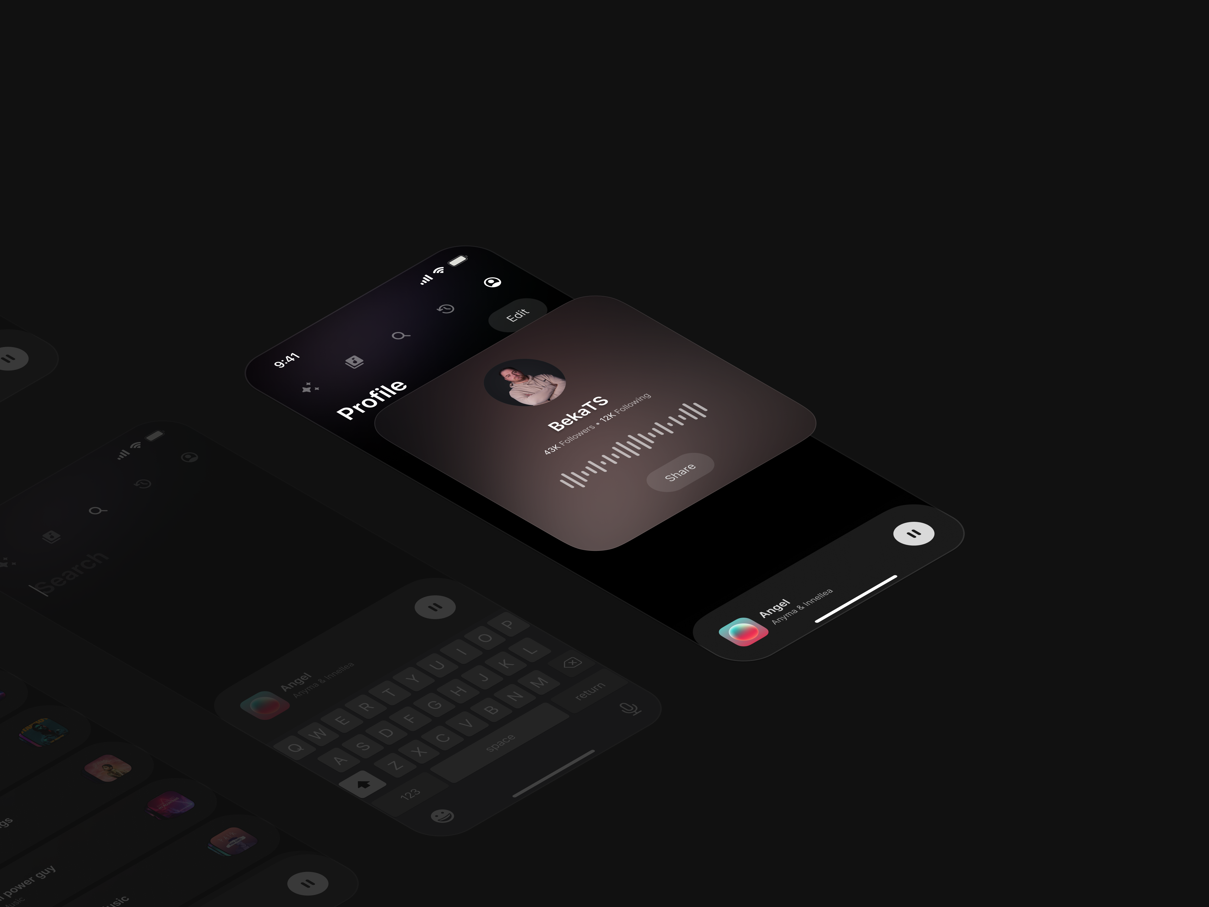Streamify - Music Streaming Mobile App Concept by Beka Tsintsadze on ...