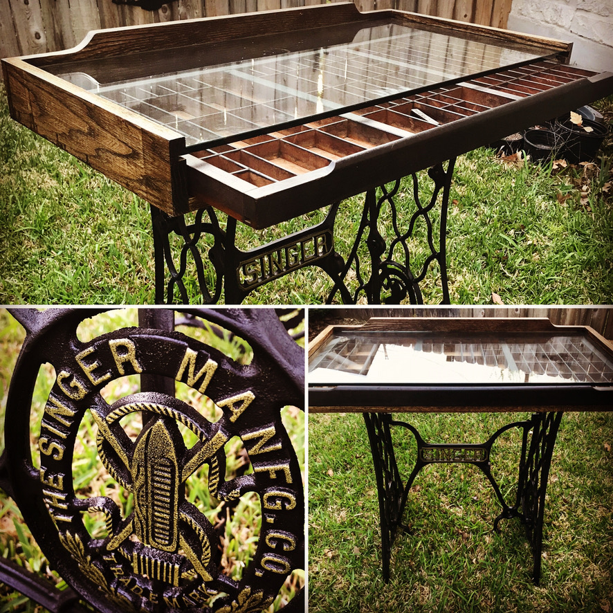 Singer + Letterpress Table by Lindsay Chedester on Dribbble