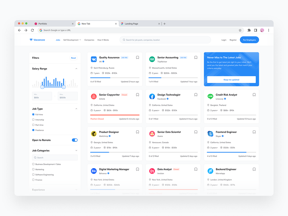 Browse thousands of Job Board images for design inspiration | Dribbble