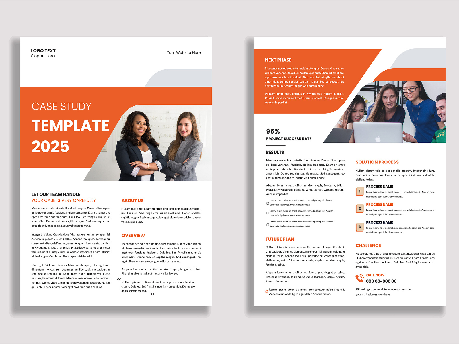 Case Study Template, Flyer Template, Double Side Flyer by Sohag Miah on ...