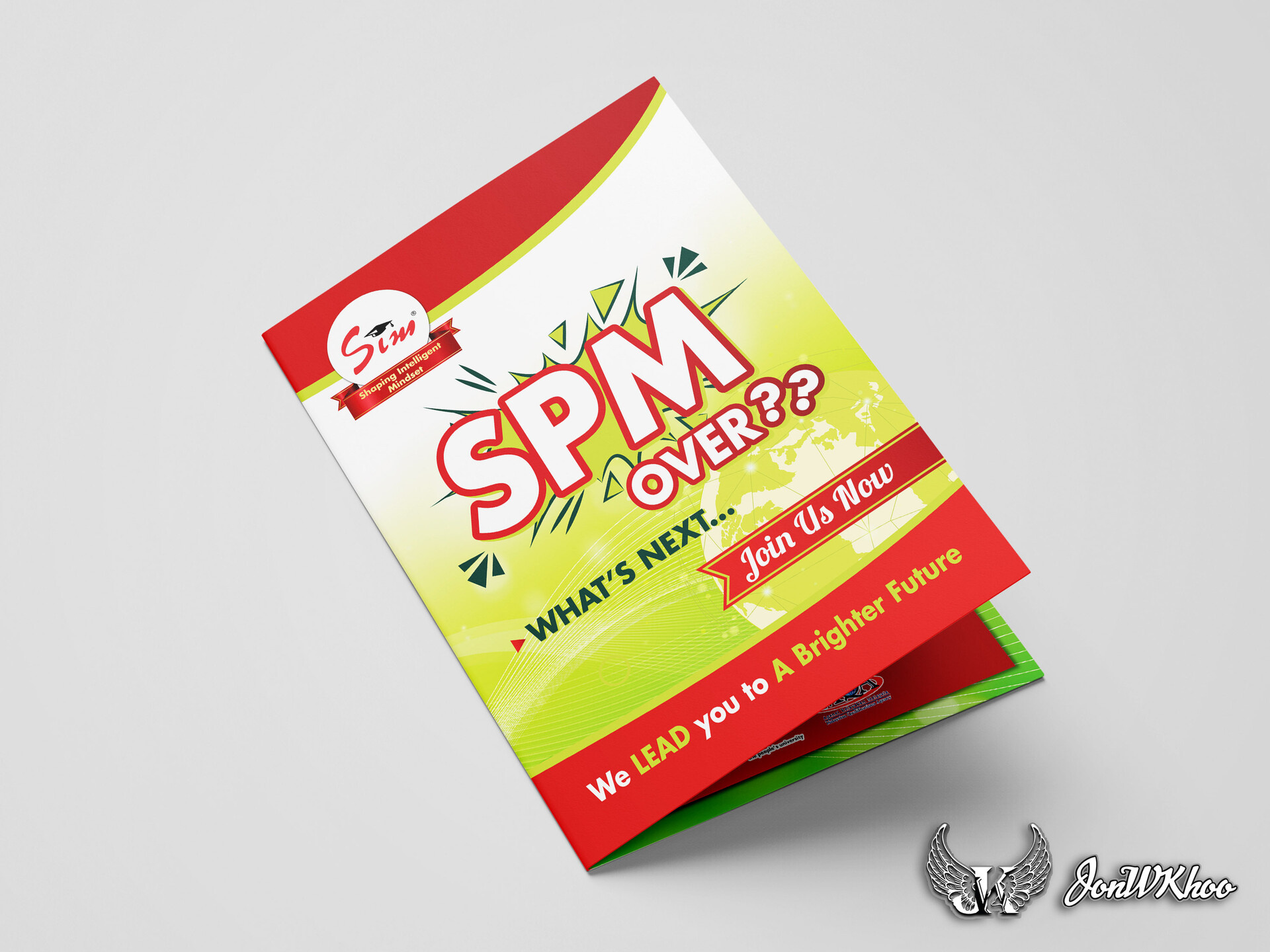Sim Education SPM Over? 2019 | Flyer Booklet Design by JonWKhoo on Dribbble