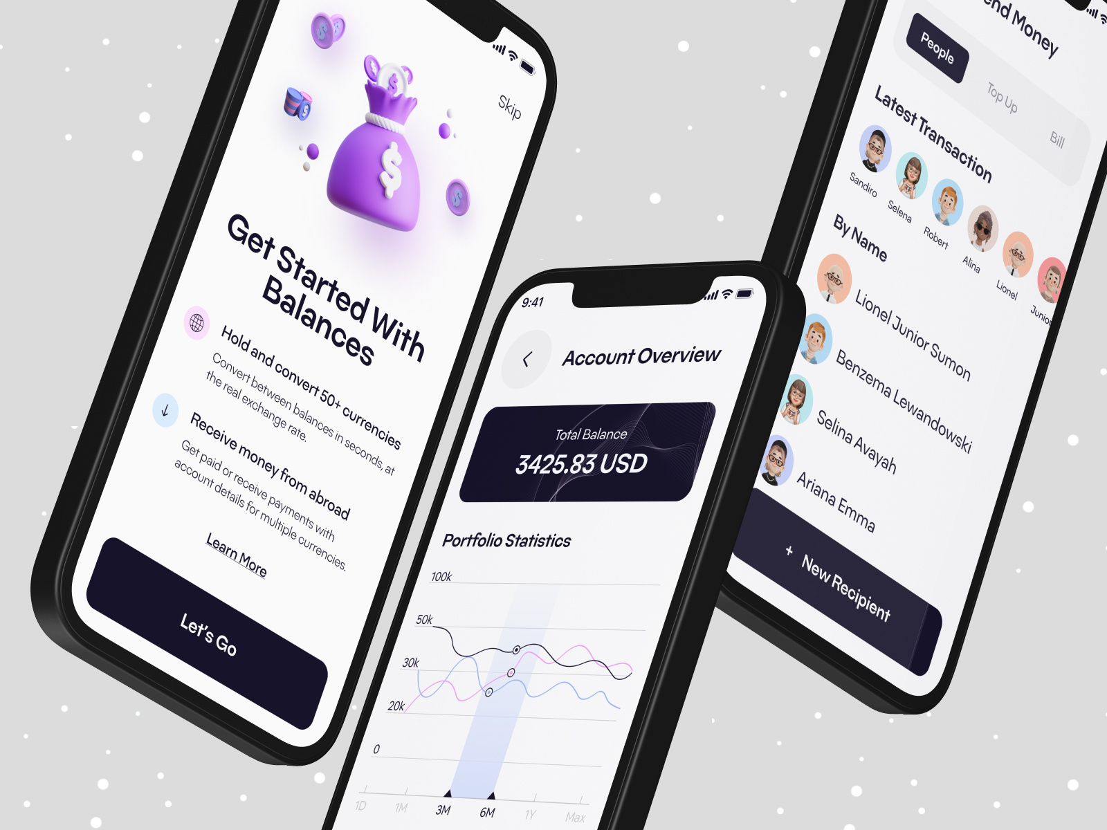 Fintech App UI by Ofspace UX/UI on Dribbble