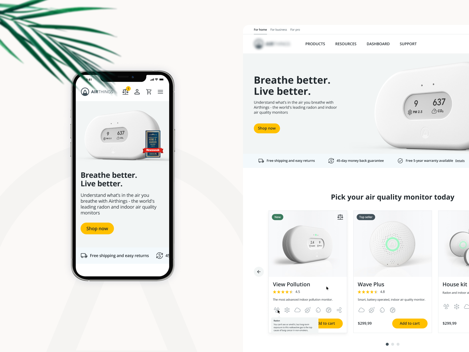 Air Quality Products Website Design by scandiweb.creative on Dribbble