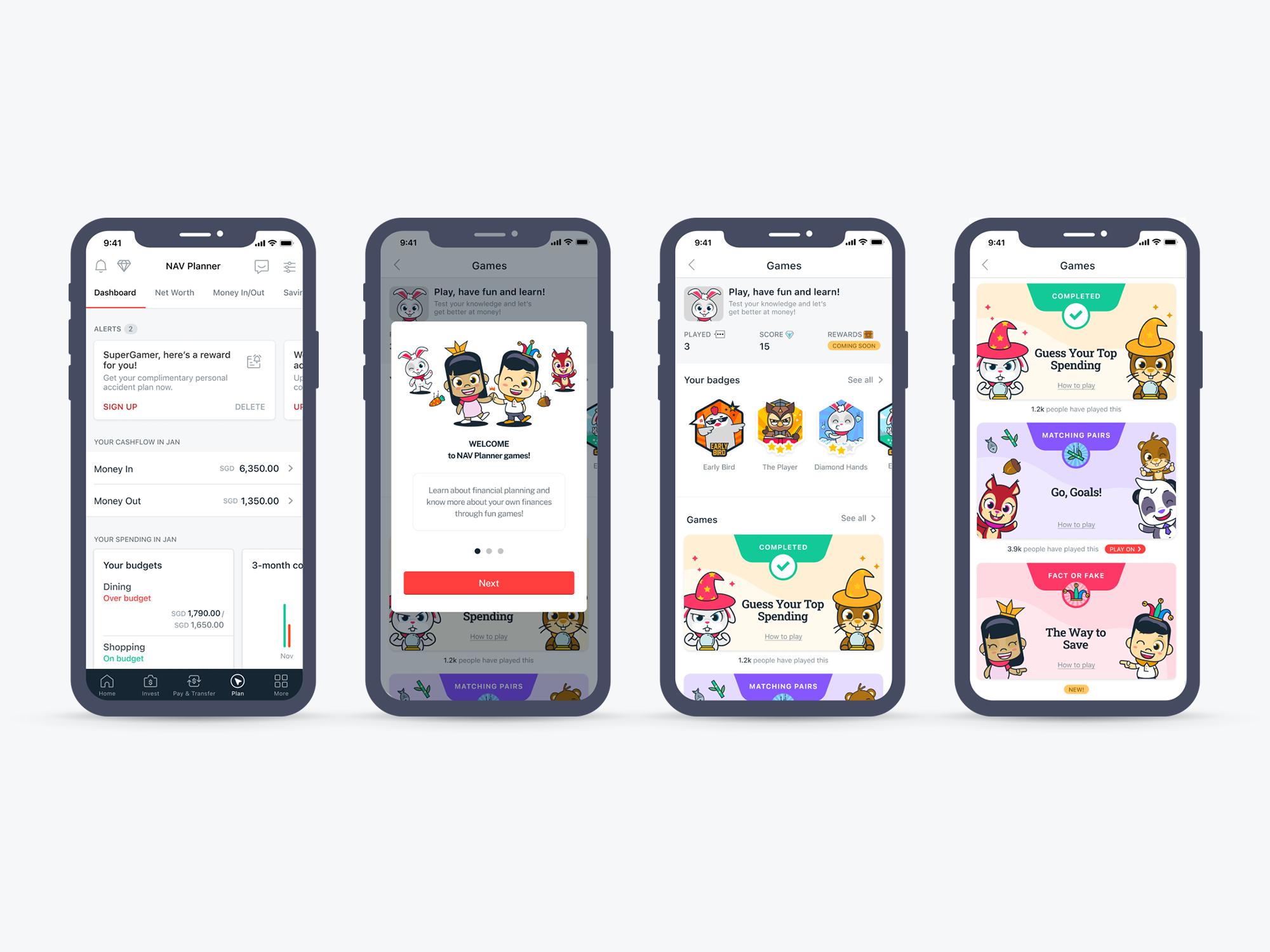 Gamified Quizzes for financial app by SOSFactory 💊 on Dribbble