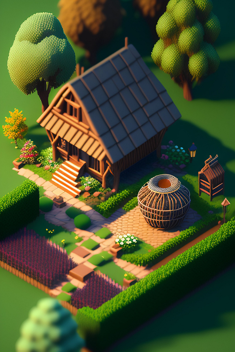 Miniature House by Kilos Designs on Dribbble