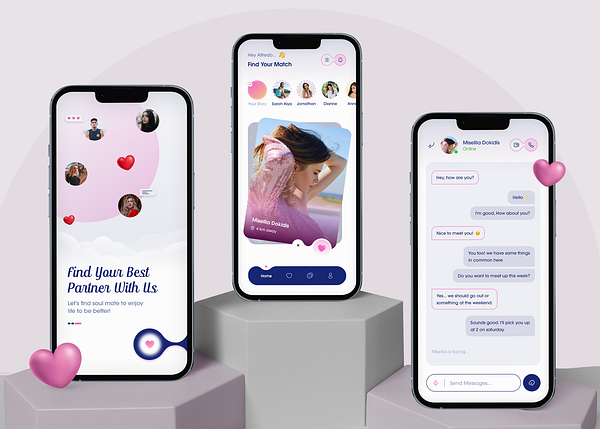Dating App Design To Find Your Perfect Match📱💞 by Excellent Webworld on ...