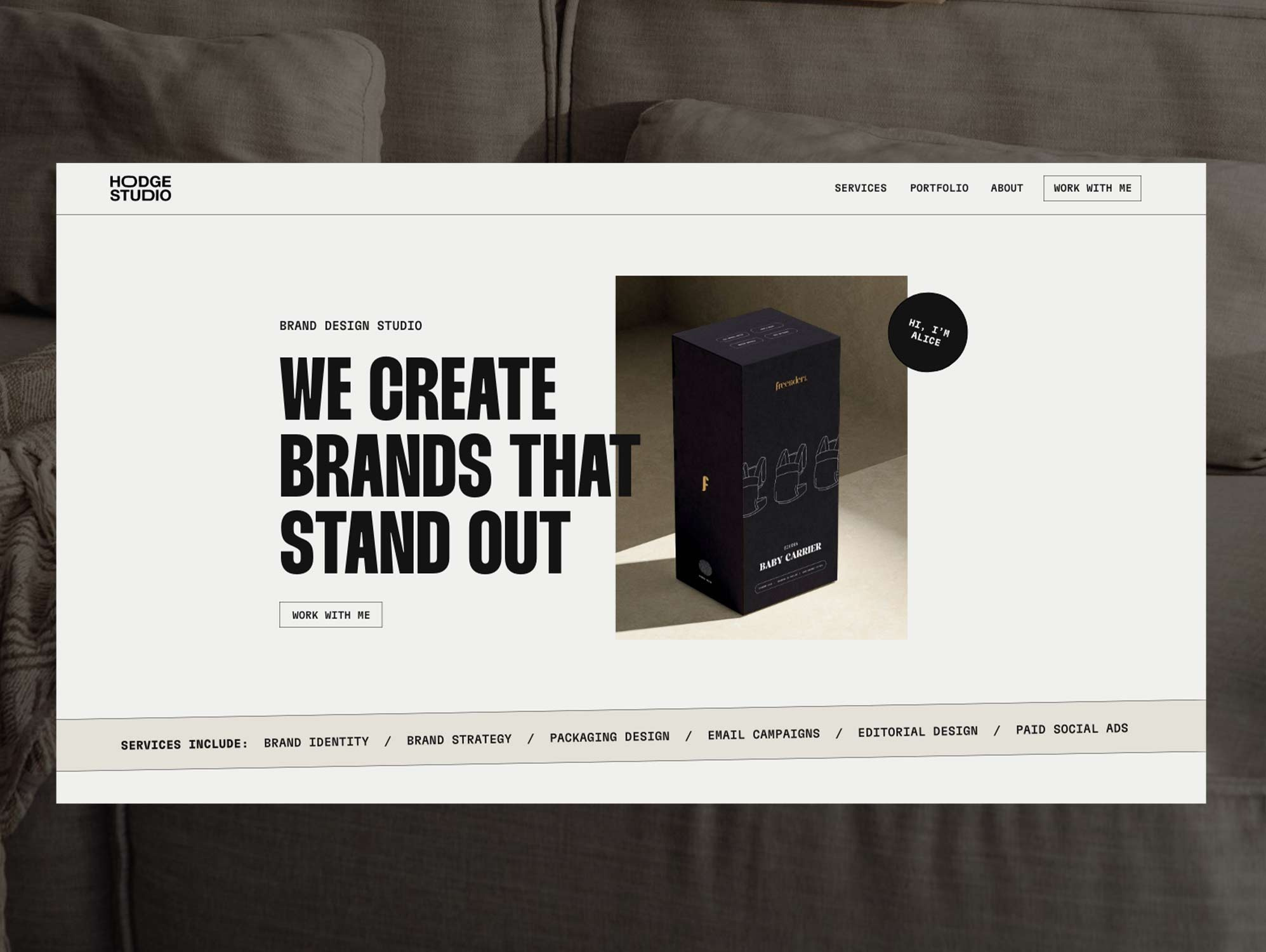 Design Studio Branding - Personal Brand by Hodge Studio | Freelance ...