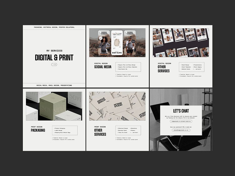 Design Studio Branding - Personal Brand by Hodge Studio | Freelance ...