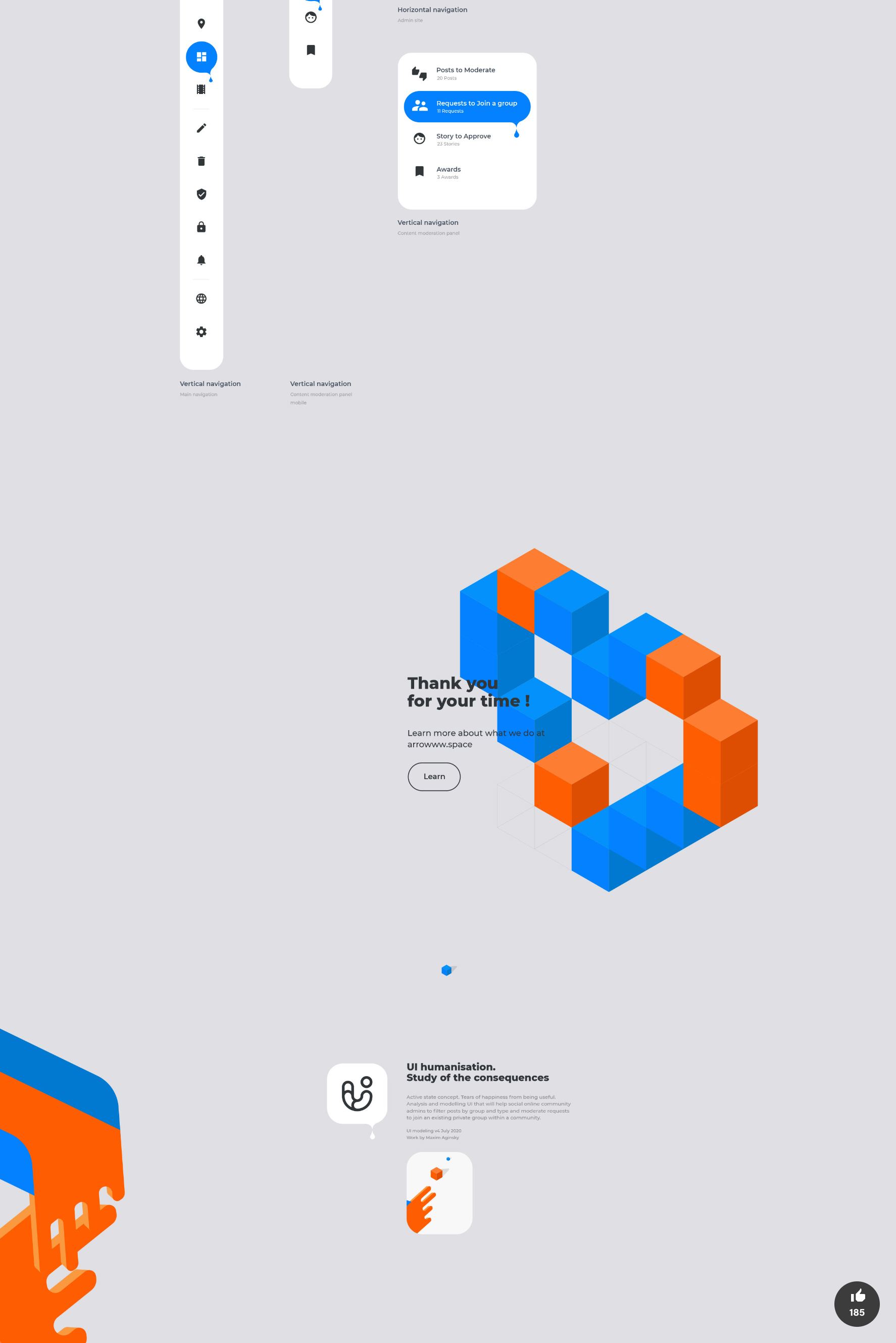 Modeling. UI humanization GUI by Maxim Aginsky on Dribbble