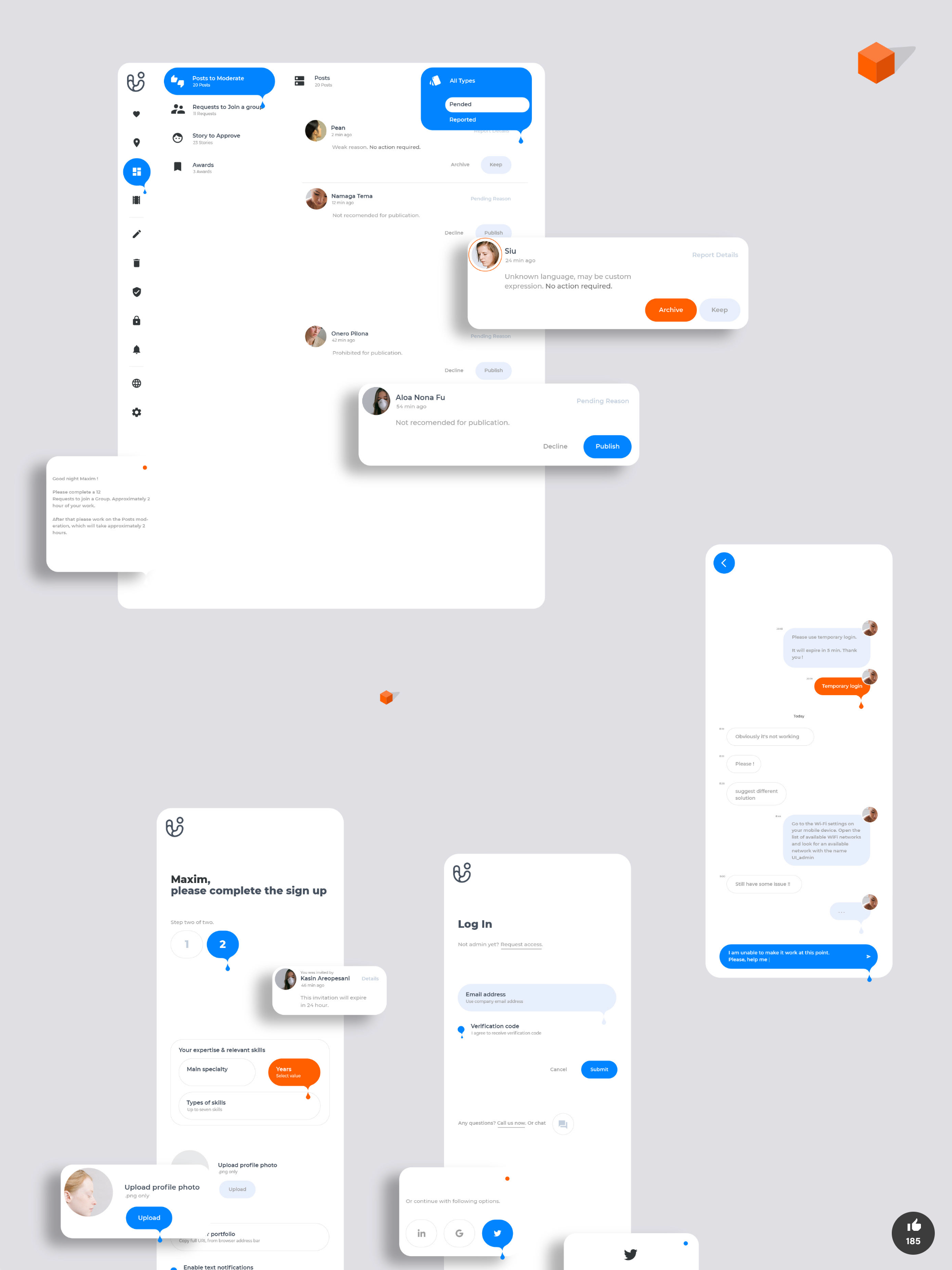 Modeling. UI humanization GUI by Maxim Aginsky on Dribbble