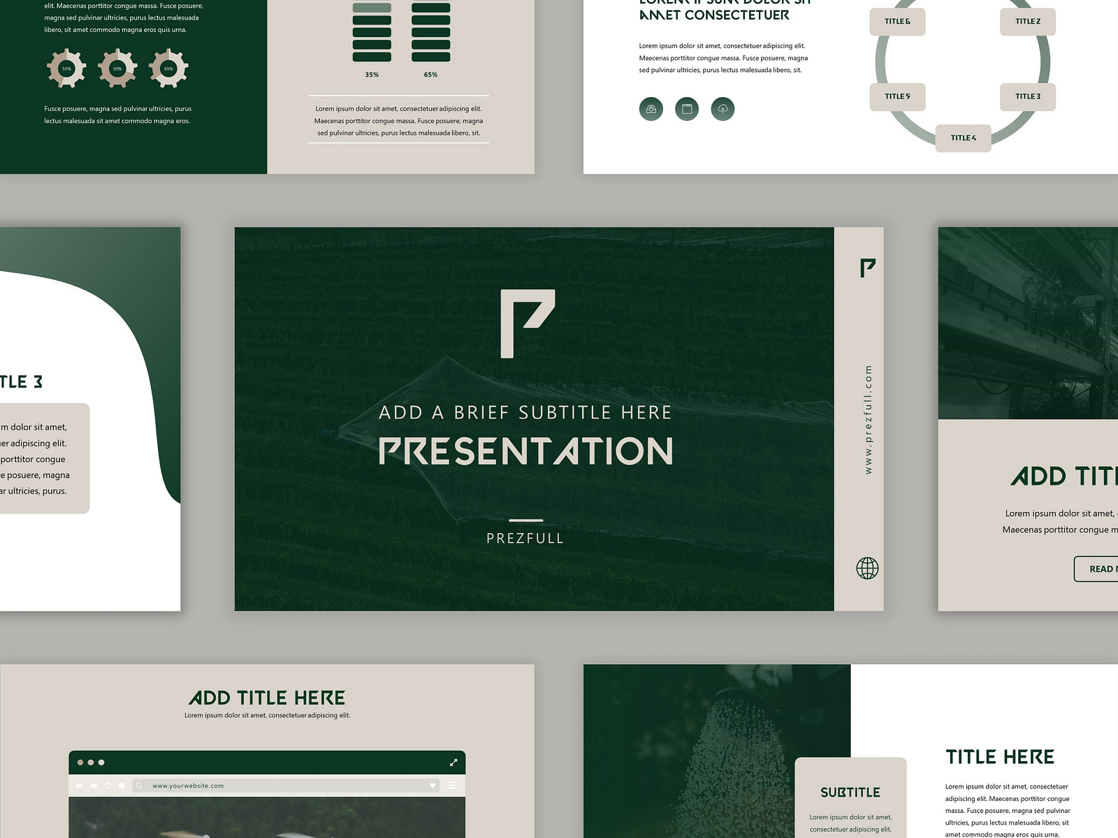Simple Business PowerPoint Template by Prezfull on Dribbble