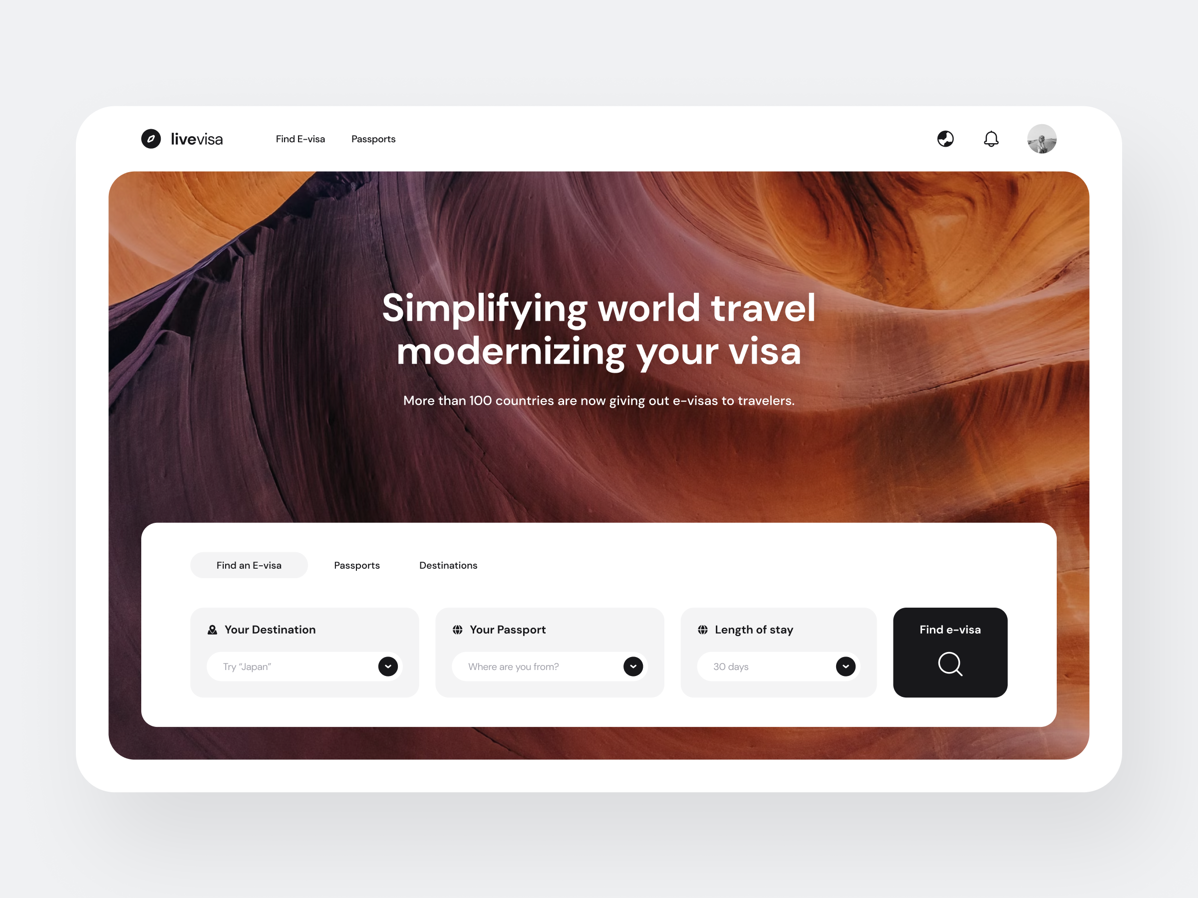 Livevisa - E-visa Application Website by Louis Nguyen on Dribbble