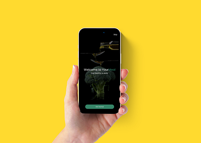 Food app splash screen by Ajay Singh Rajput on Dribbble