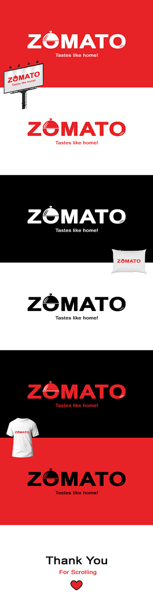 Zomato Logo Redesign by Dhaval Umaretiya on Dribbble