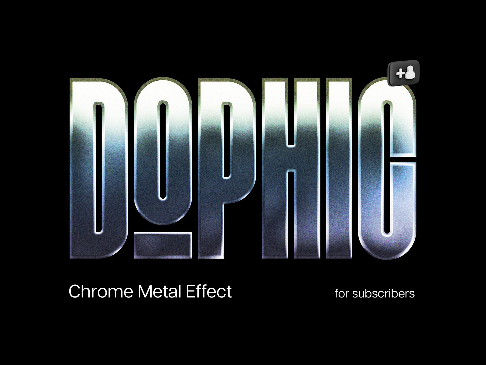 Chrome Metal Effect by Pixelbuddha on Dribbble