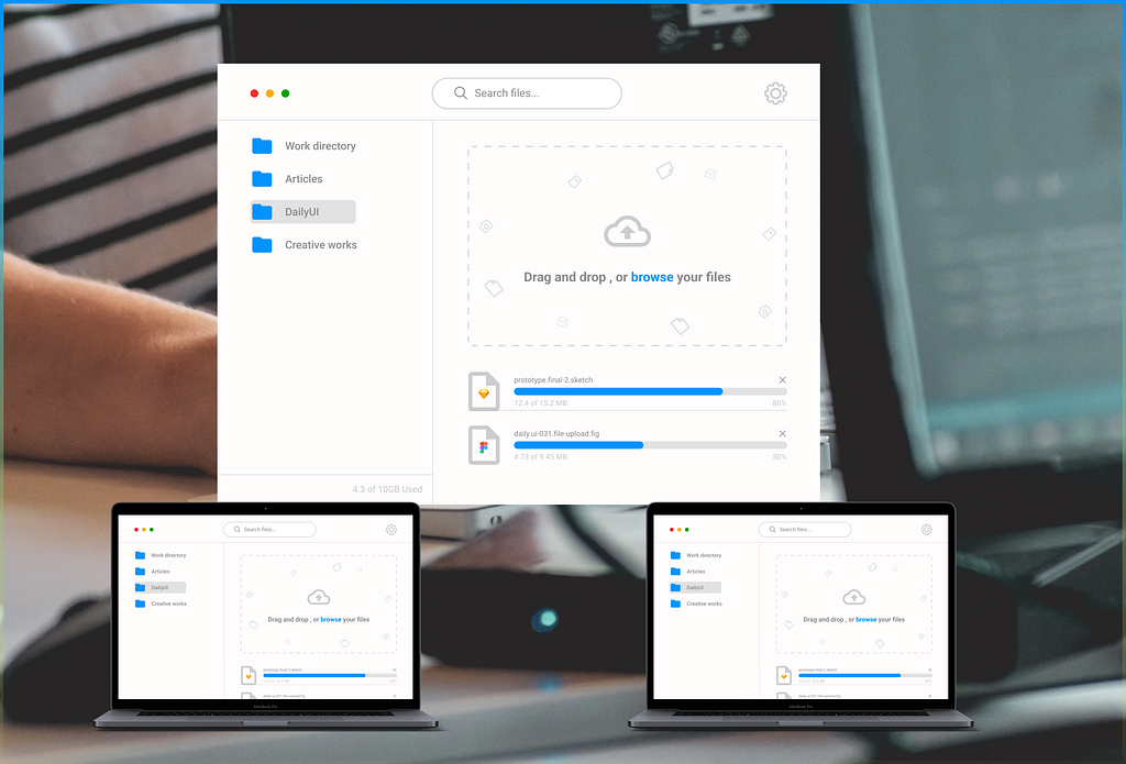FILE UPLOAD REPLICATION by Favour Ebube on Dribbble