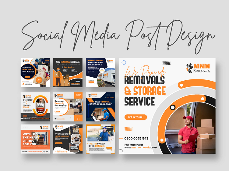 Moving service Instagram and Facebook post design by GM SALAUDDIN SURUJ ...