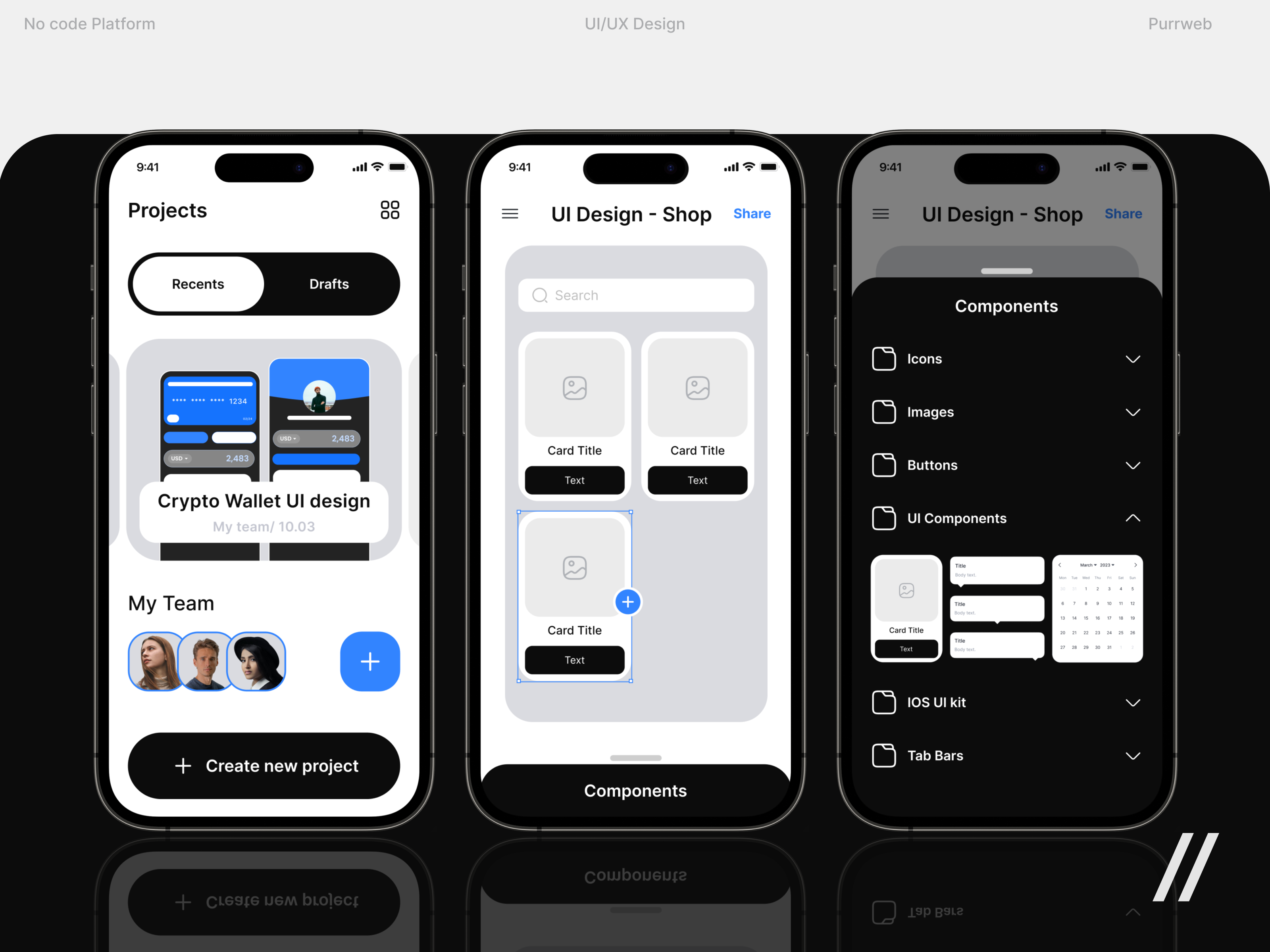 Mobile Design Builder IOS App by Purrweb UI/UX Agency on Dribbble