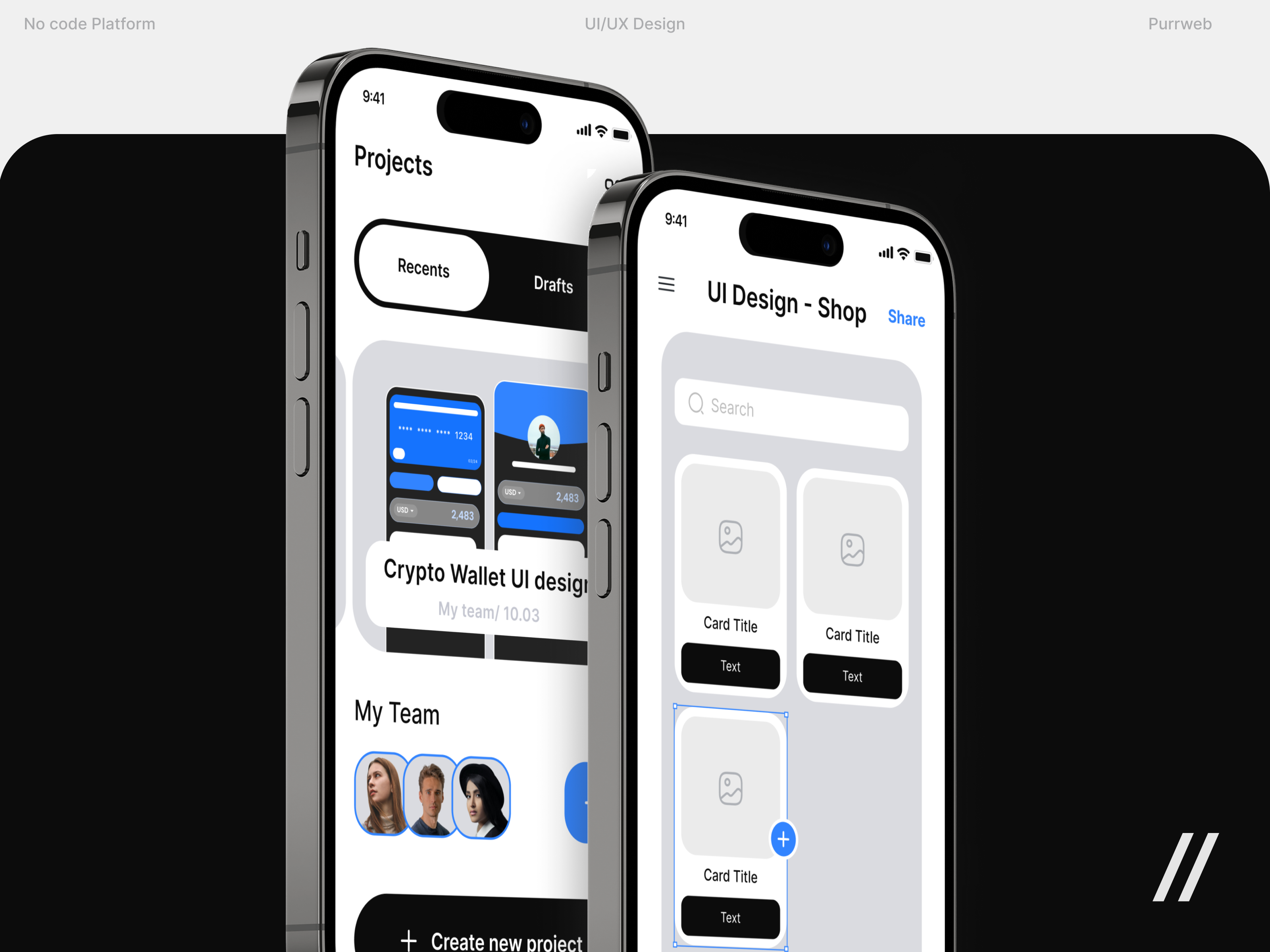 Mobile Design Builder IOS App by Purrweb UI/UX Agency on Dribbble