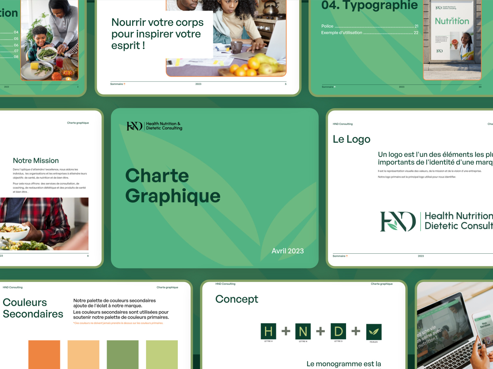 Charte Graphique HND Consulting | Kost Digital by Kost Digital on Dribbble