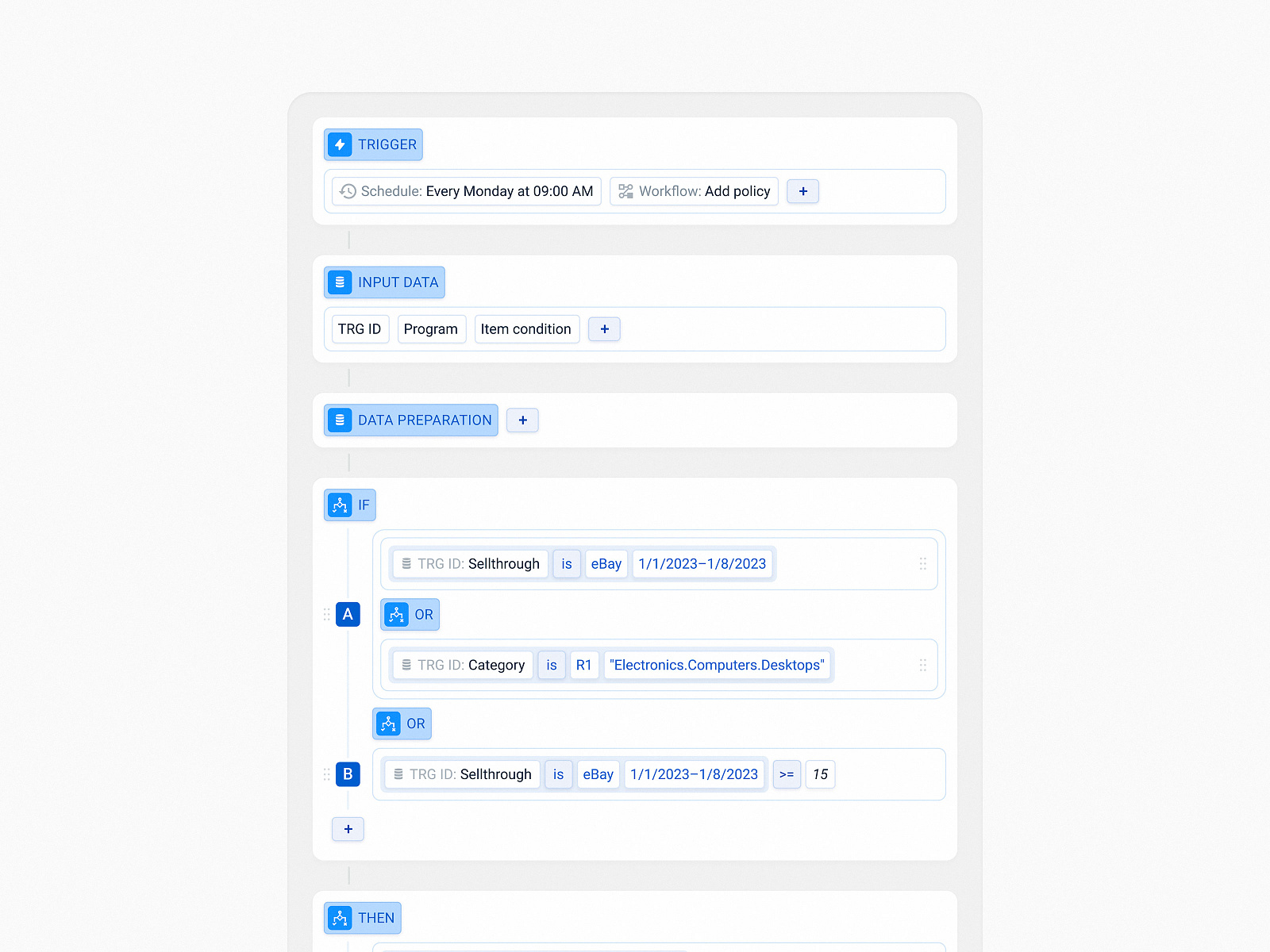 Rule Builder by Yauheni Neviarouskiy on Dribbble