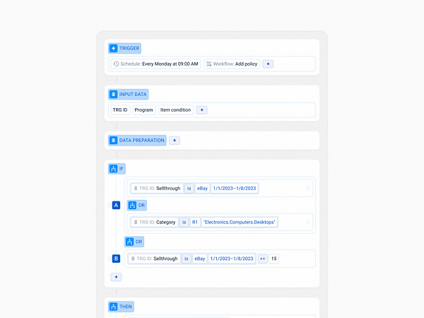 Rule Builder by Yauheni Neviarouskiy on Dribbble