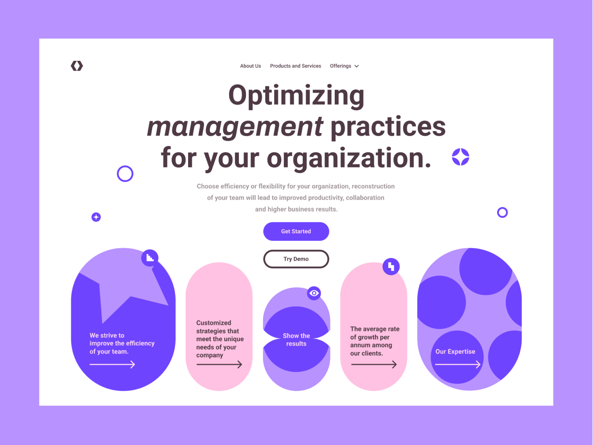 Management website by Kenan on Dribbble