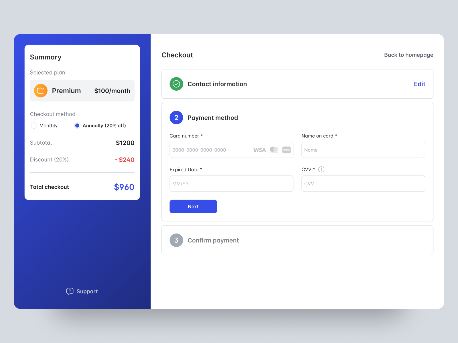Checkout Concept Ui Design By Thomas Duong On Dribbble 