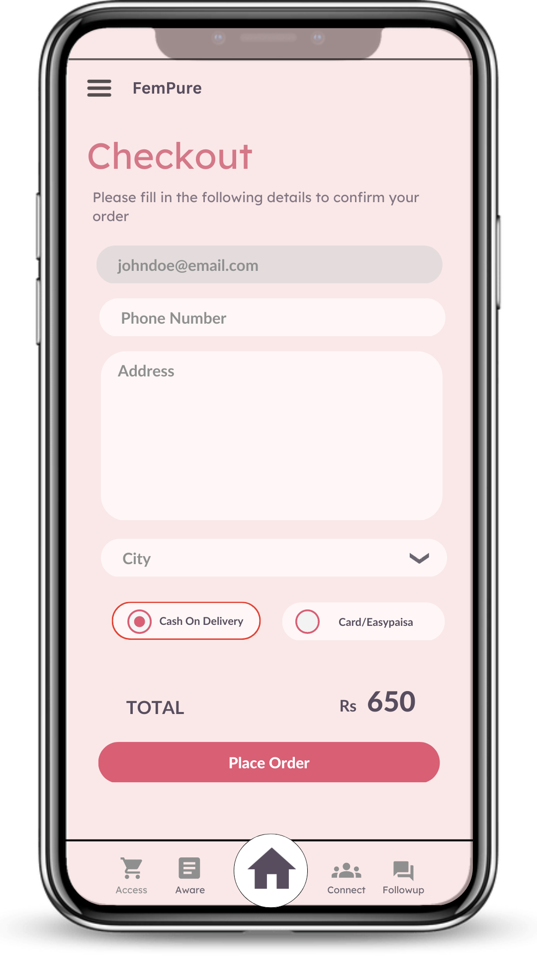 Fempure App Design by Hassan Ahmed on Dribbble