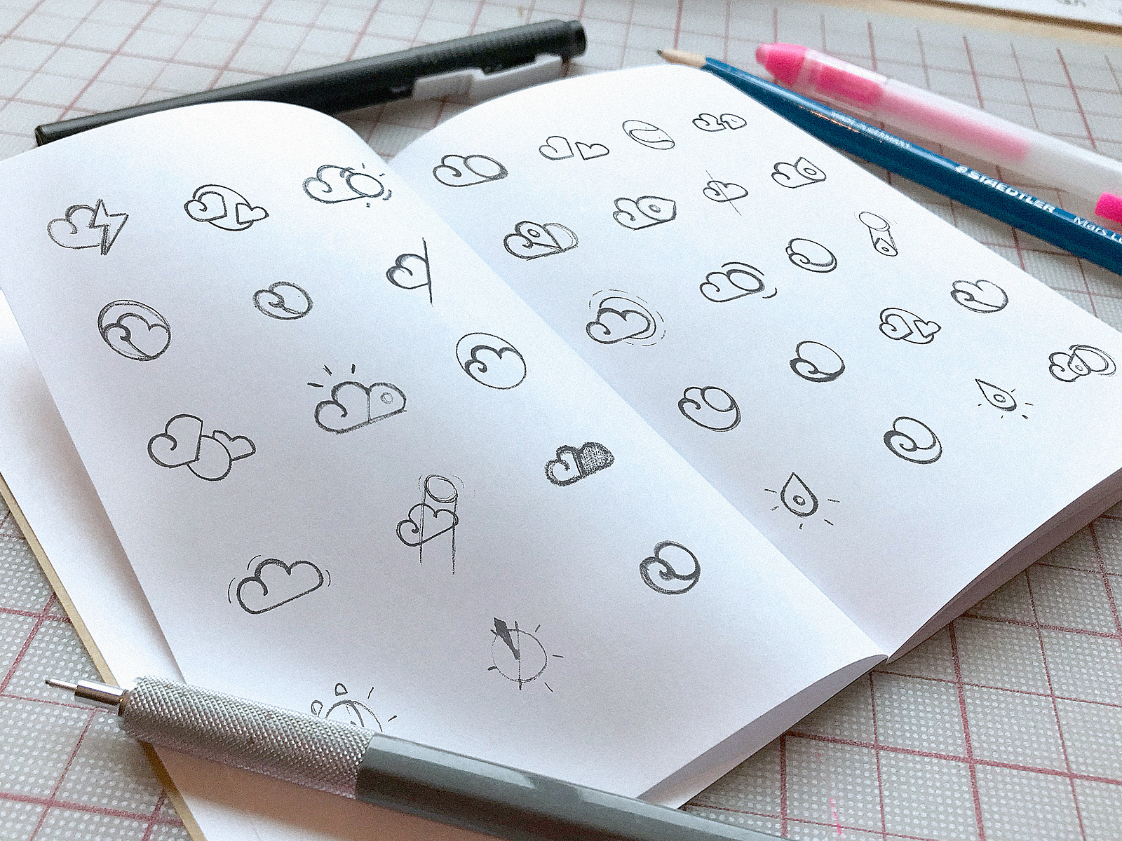 Low Fidelity Logo Sketches by Erin Sheldon (Engle) on Dribbble