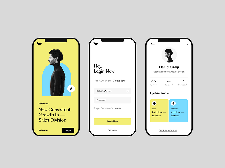 App UI by Dstudio on Dribbble