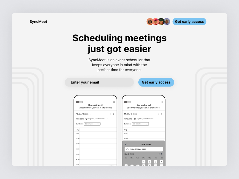 Landing Page Hero-section by Abdussalam Popoola | UI/UX Designer ...