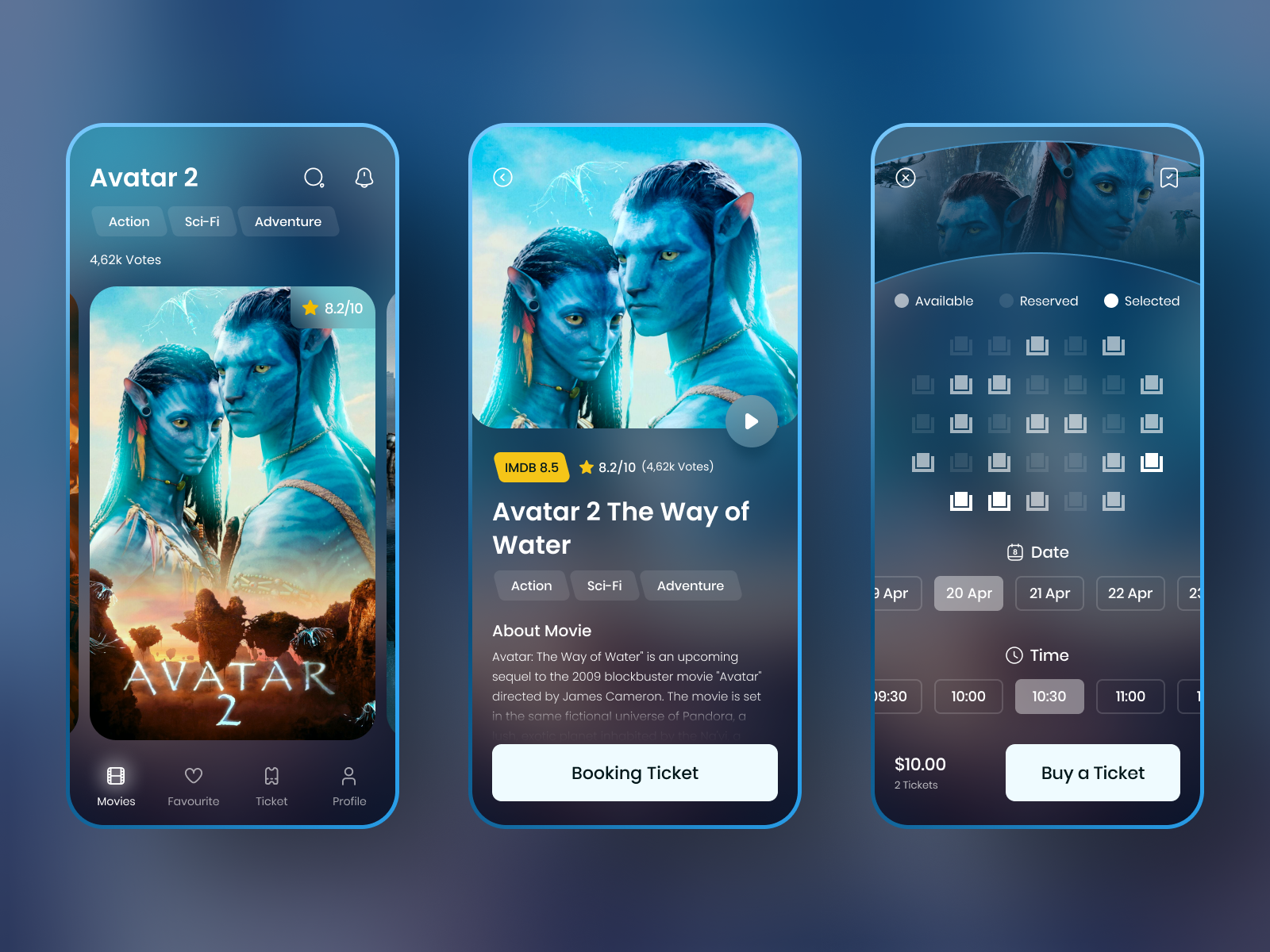 Movie Tickets Booking (Made in Figma) by TecOrb Technologies ™ on Dribbble