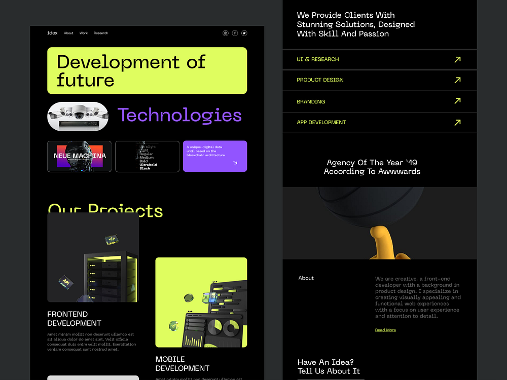 Ai Website Template designs, themes, templates and downloadable graphic ...