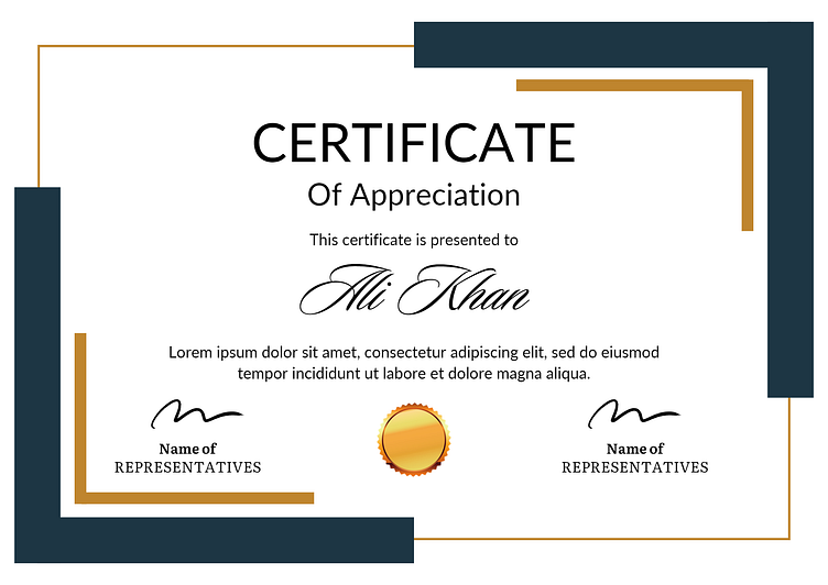 Certificate By Momina Nazir On Dribbble certificate-by-momina-nazir-on-dribbble