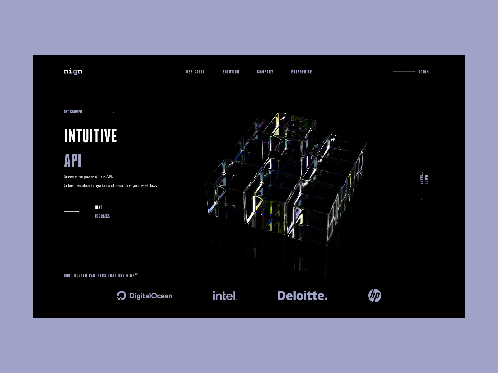 B2B API landing page by Augustus on Dribbble