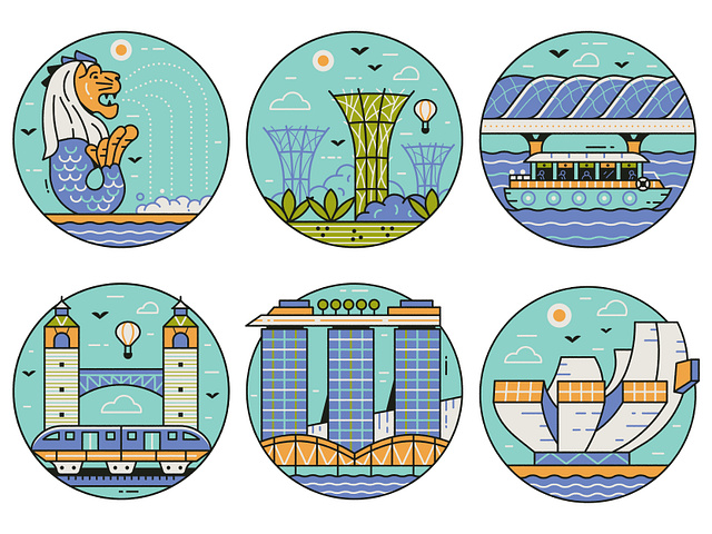 Merlion designs, themes, templates and downloadable graphic elements on ...