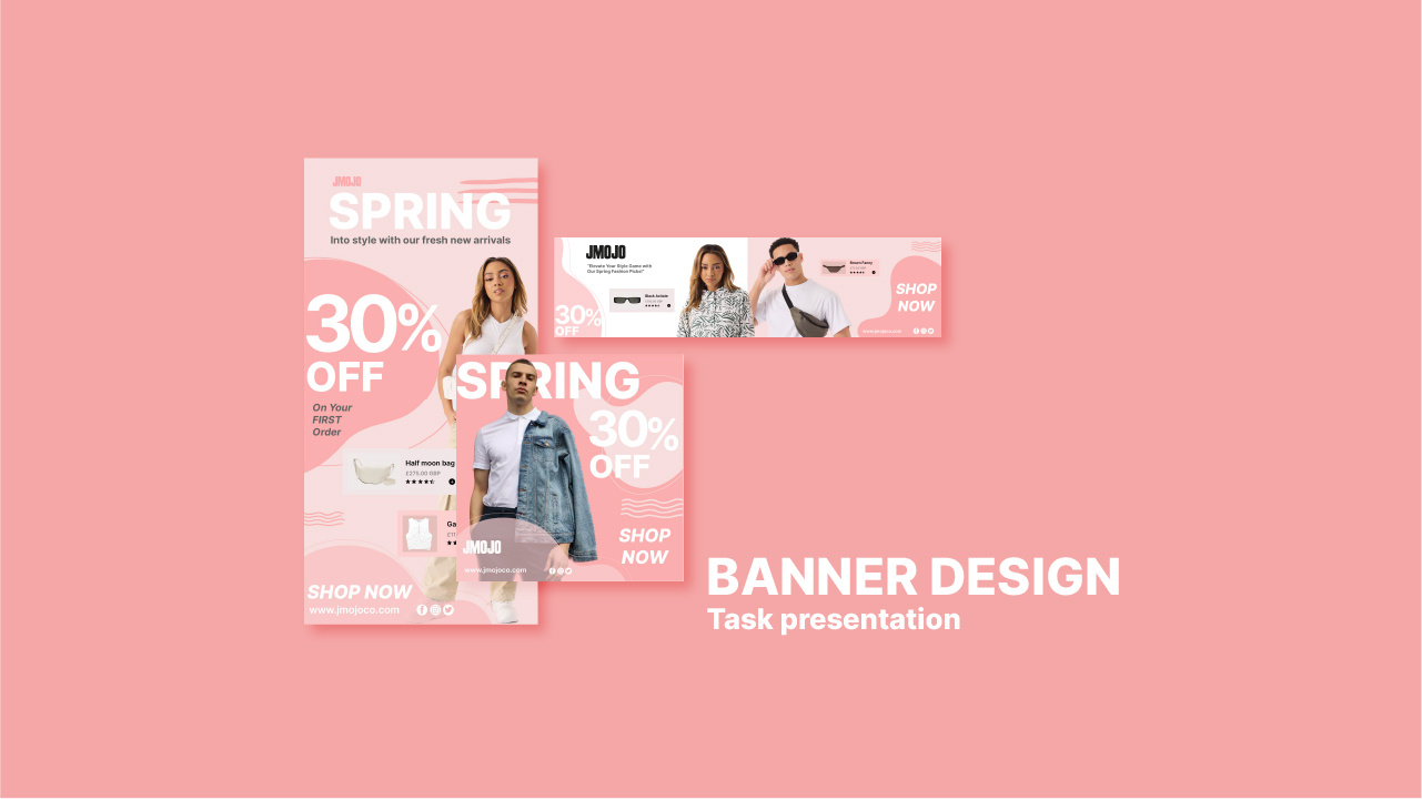 Website Banner Design Package by Ayeshna Vinayak on Dribbble